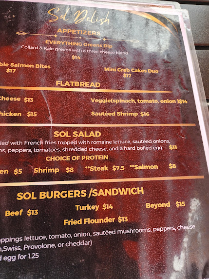 Sol'Delish CLT Restaurant Menu | Authentic Southern & Caribbean Flavors ...